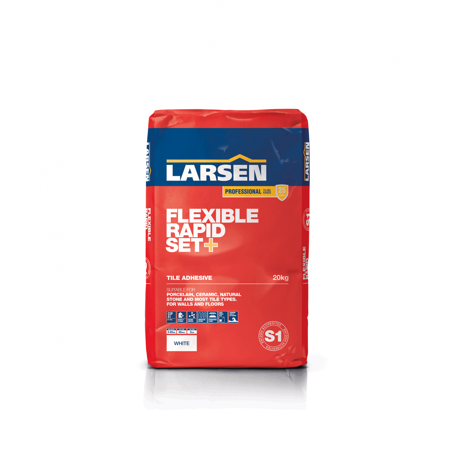 Flexible Rapid Set+ (Pro Range) - Larsen Building Products