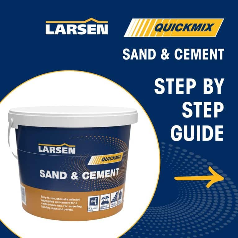 QUICKMIX Sand & Cement | Larsen Building Products