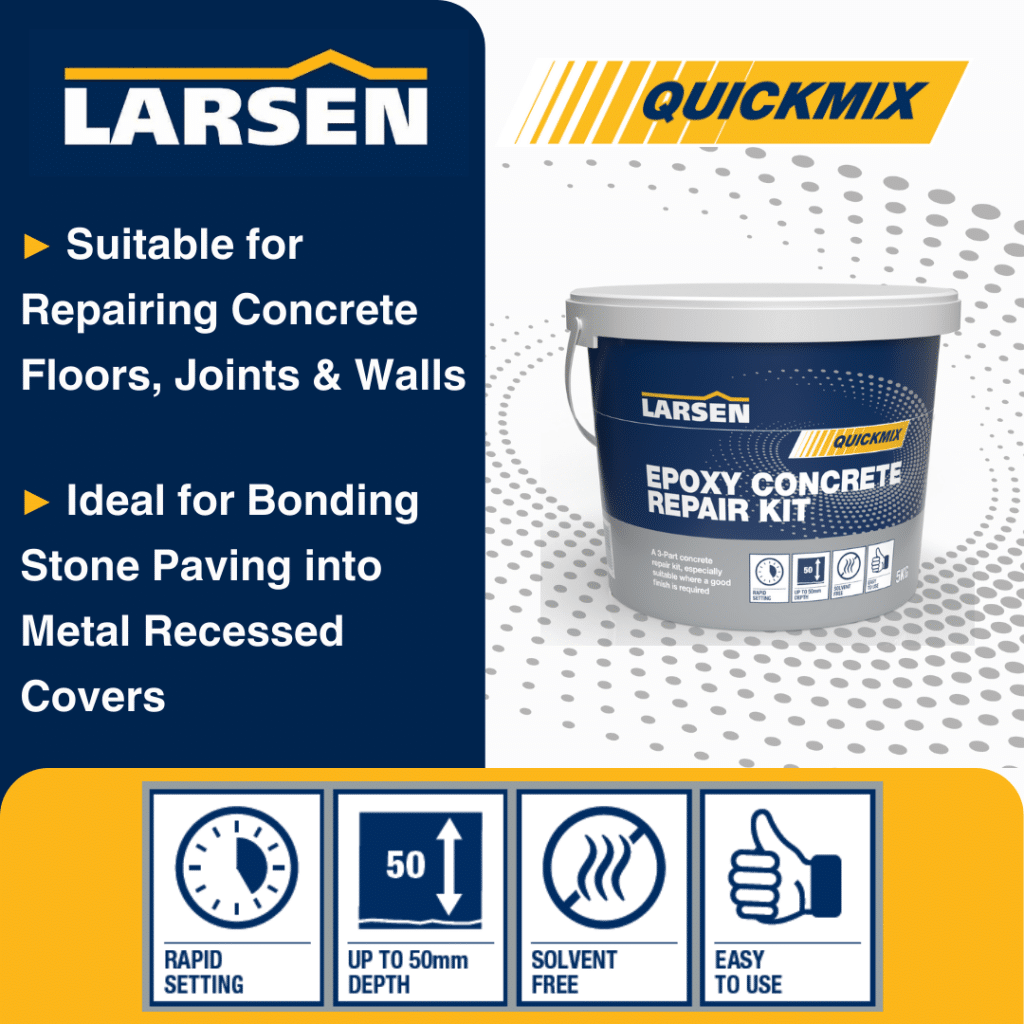 Quickmix Epoxy Concrete Repair Kit Larsen Building Products
