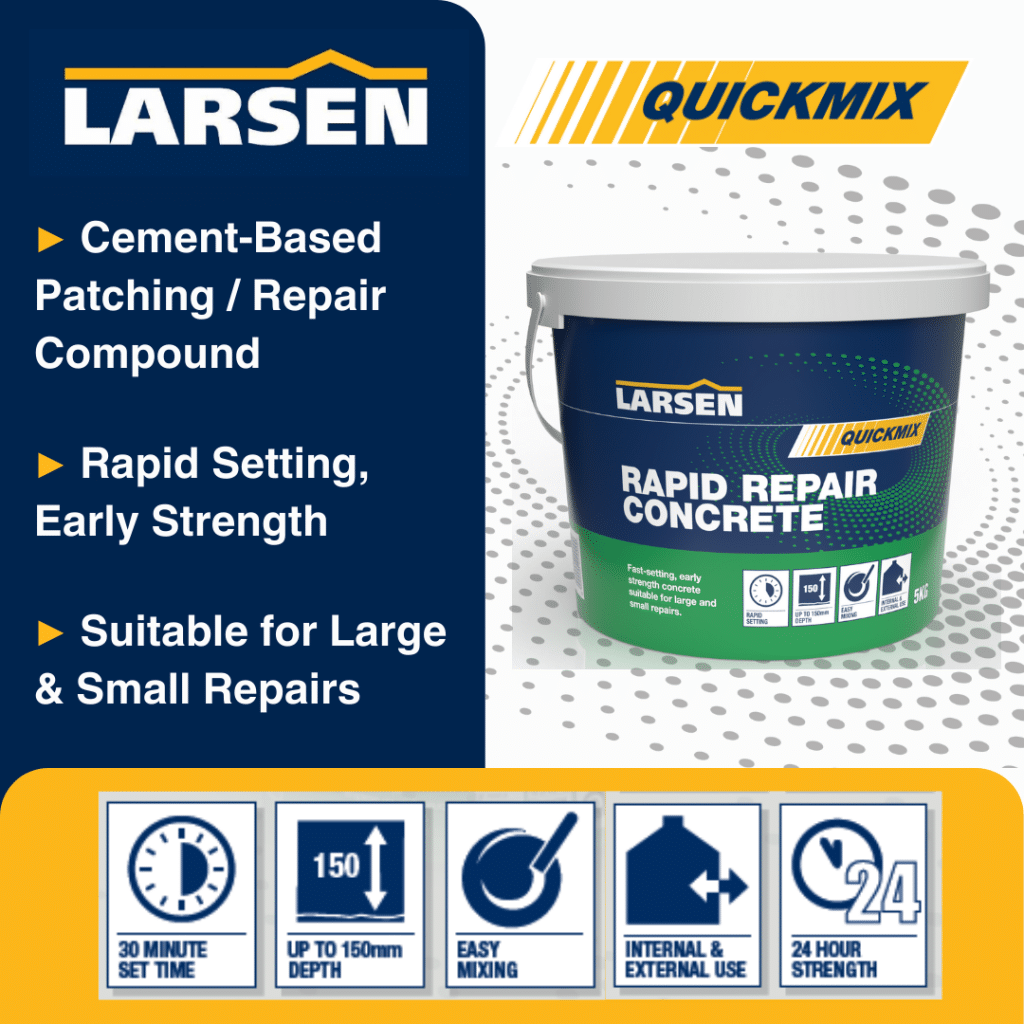 QUICKMIX Rapid Repair Concrete | Larsen Building Products