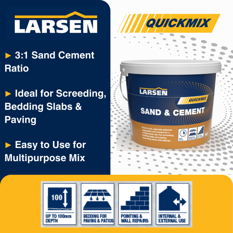 QUICKMIX Sand & Cement | Larsen Building Products